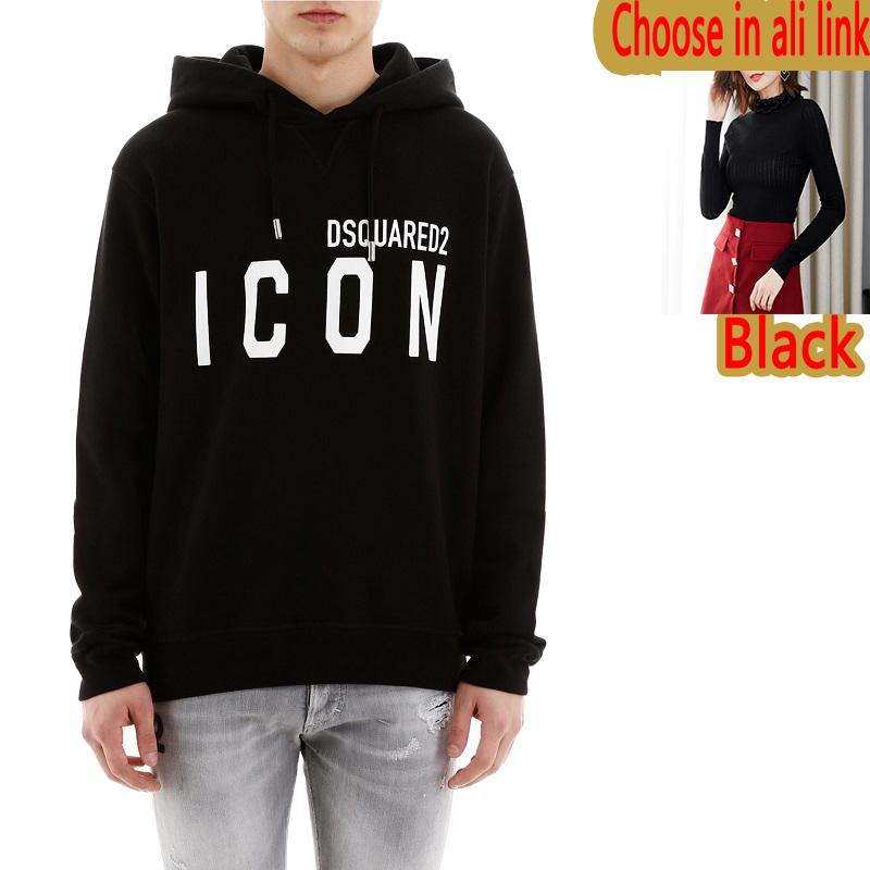 חולצות סוויטשירט חדשות של ICON DSQ דגם קפוצון - אבא זול